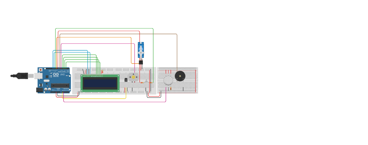 Circuit design Smart Farm - Tinkercad