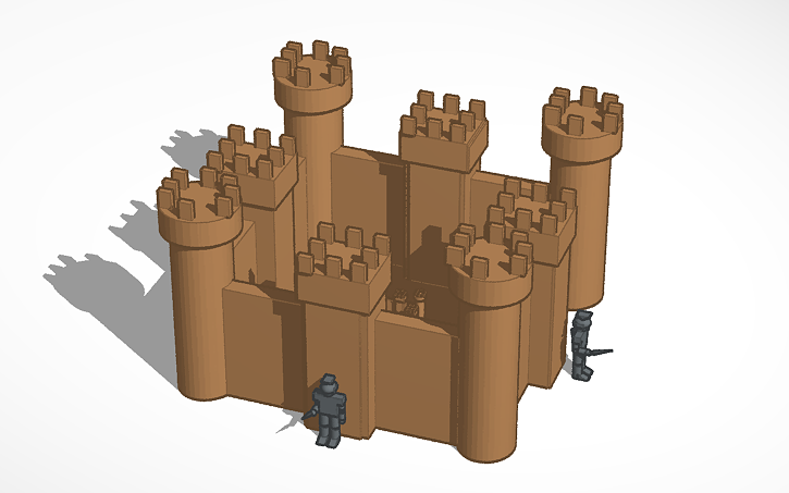 3D design Castle - Tinkercad