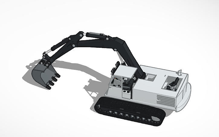 3D design Caterpillar 385C Excavator - Tinkercad