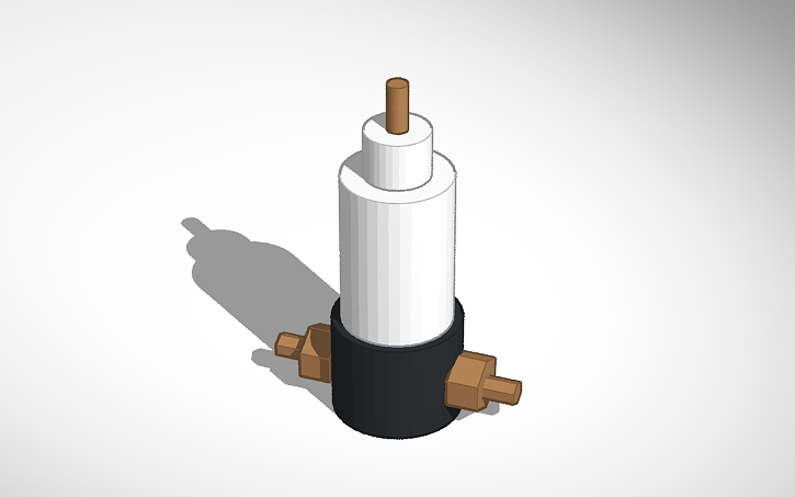 3D design Air Filter - Tinkercad