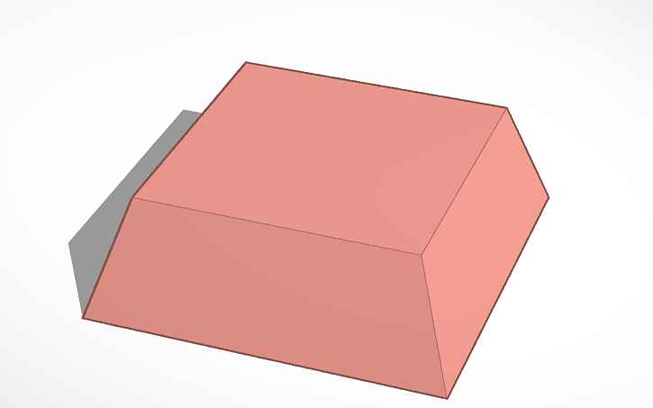 3D design Double Trapezoid - Tinkercad