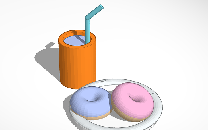 3D design snackumms #Doughnut Contes | Tinkercad