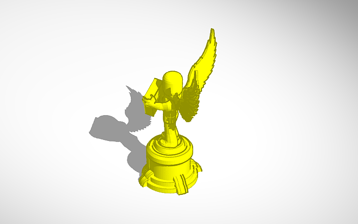 3D design golden bloxy award - Tinkercad