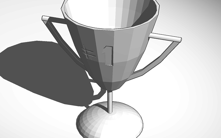 3D design Copy of Winner's Trophy #1 - Tinkercad