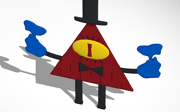 3D design Bill Cipher - Tinkercad