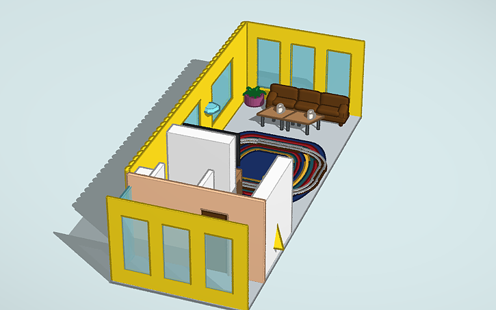 3D design Copy of Interior Design Challenge - Tinkercad