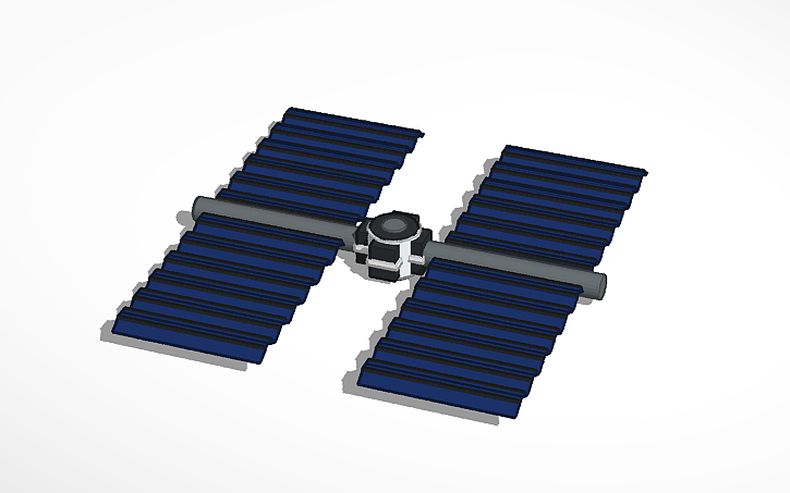 3D design Solar panel space station pack | Tinkercad