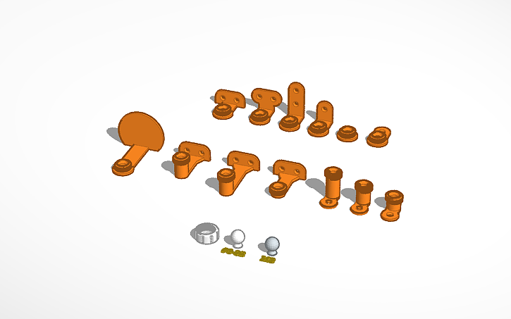 3D design Sensor Mounting Set - Tinkercad