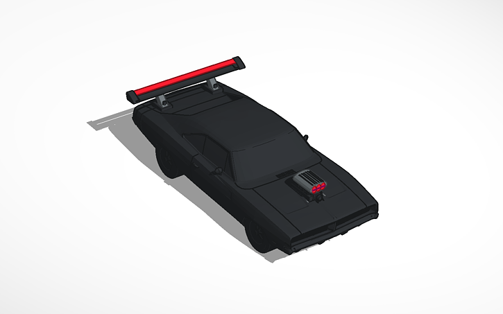 3D design drag car - Tinkercad