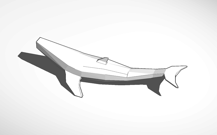 3D design Whale - Tinkercad