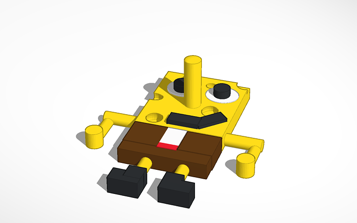 3d Design Spongebob Tinkercad