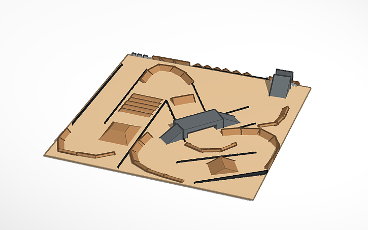 3D design Motocross Track Design - Tinkercad