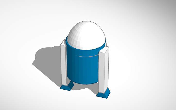 3D design Copy of R2-D2 - Tinkercad