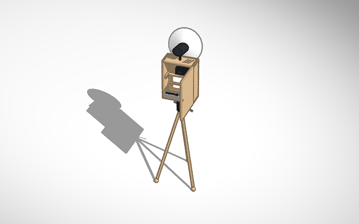 3D design Photobooth DHGG - Tinkercad