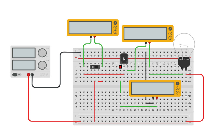 Circuit Design Transistor Npn Tinkercad