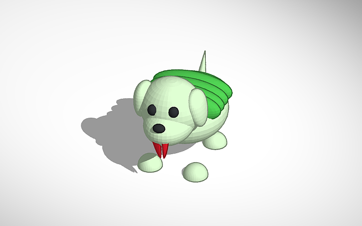 3D design Adopt Me Pet Idea(Snake Dog) - Tinkercad
