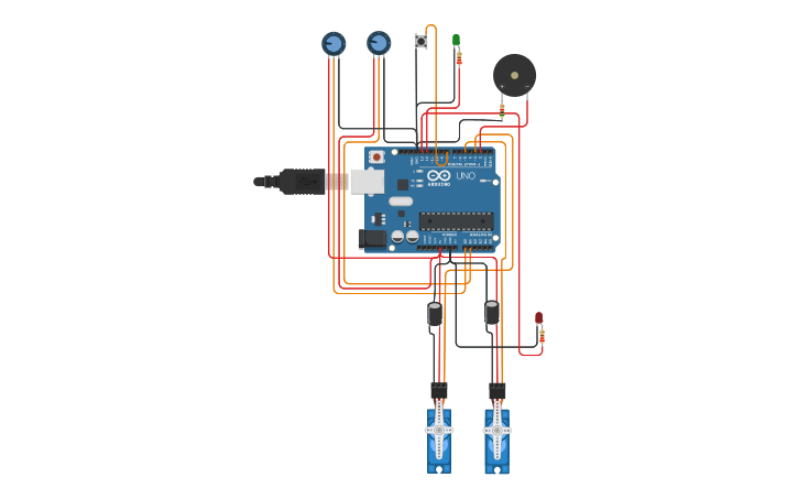 Circuit Design Turret Rotation For Exhibit Panel Tinkercad