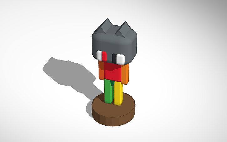 3d Design Tinker Cat Tinkercad