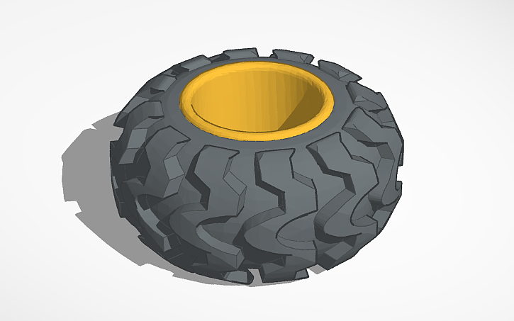 3D design tire - Tinkercad