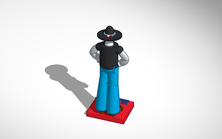 3D design The First Figure of Billy Jack Ever #CHARACTER - Tinkercad