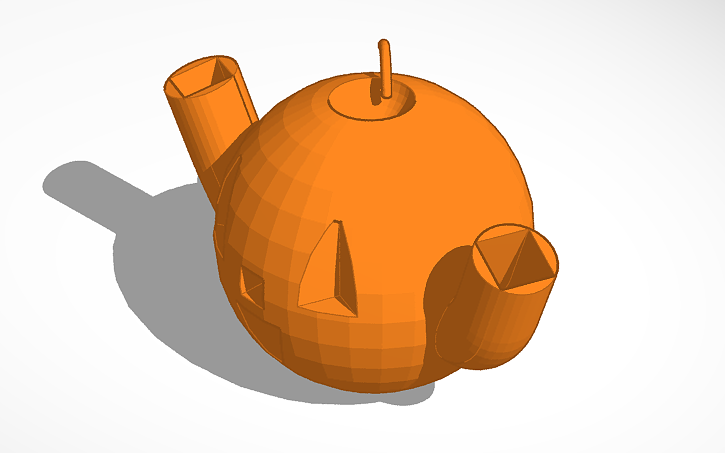 3D design pumpkin | Tinkercad