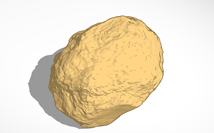 3D design Just a boulder - Tinkercad