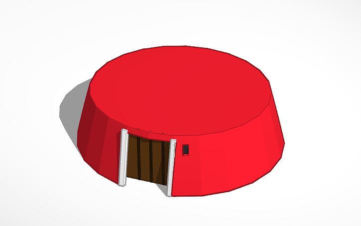 3D design Naruto Hokage Mansion - Tinkercad