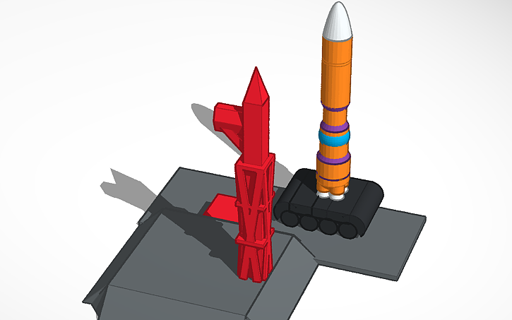 3D design rocket_3 | Tinkercad