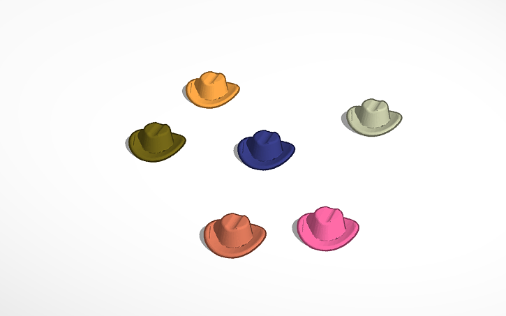 3D design lego hats - Tinkercad