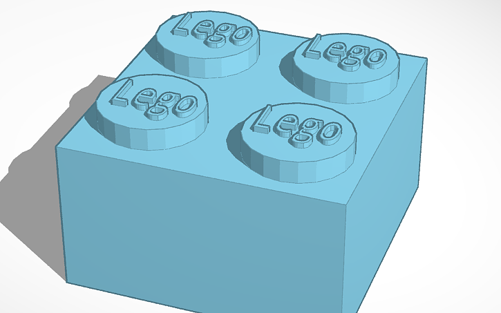 3D design Lego brick | Tinkercad