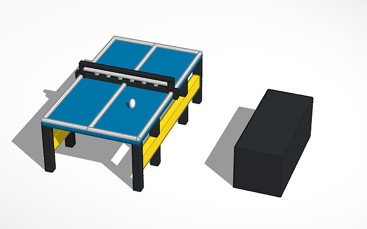 3D design table tennis | Tinkercad