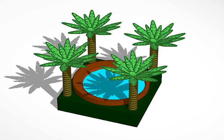 3D design lake - Tinkercad