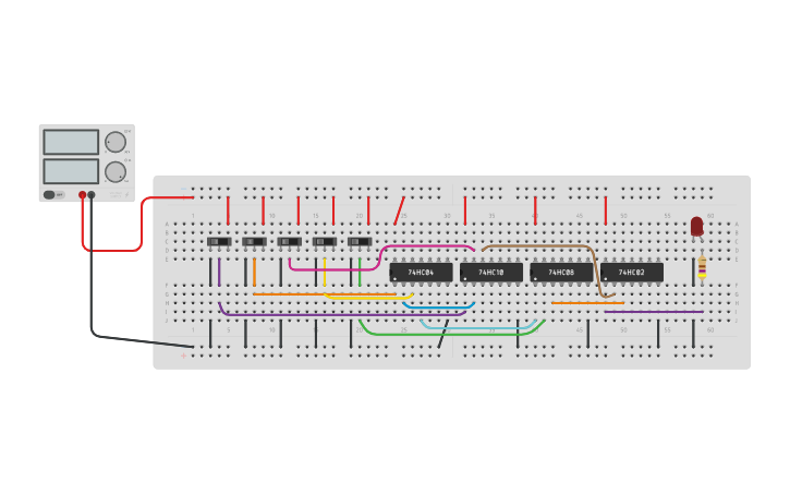 Circuit Design Ejercicio1 Parcial 2 Tinkercad