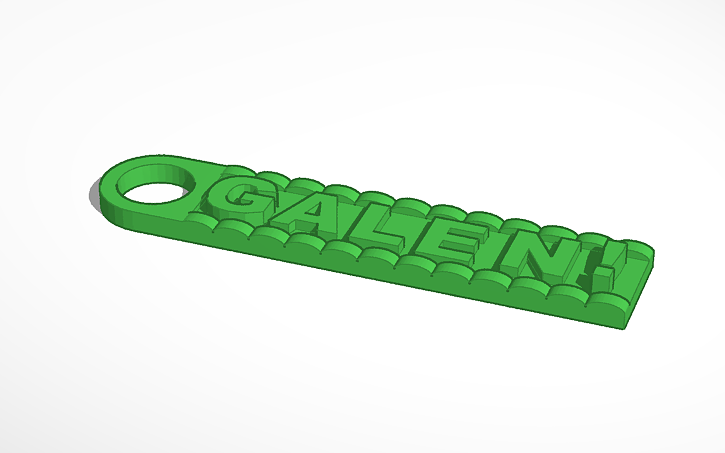 3D design RC key chain - Tinkercad
