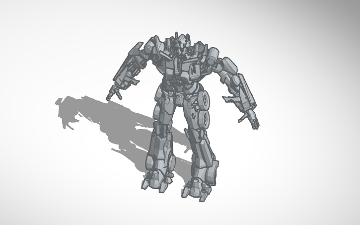 3D design Copy of Transformer IV Optimus Prime 3d model (robot mode ...