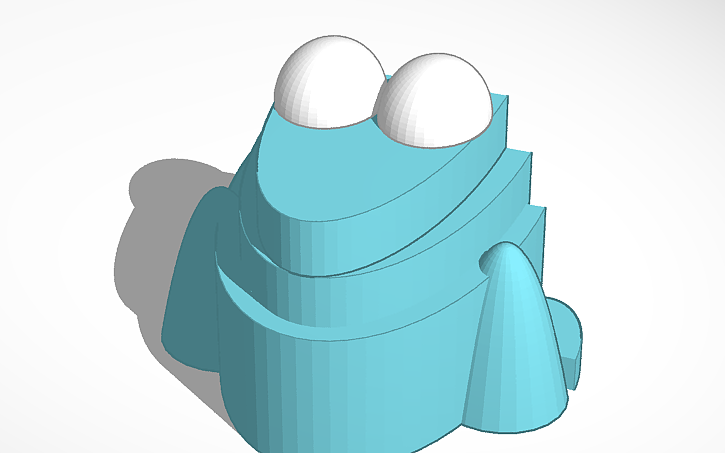 3D design Frog - Tinkercad