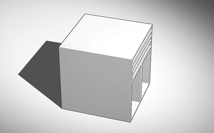 3D design box - Tinkercad