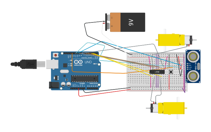 Circuit design Smooth Fulffy-Snaget - Tinkercad