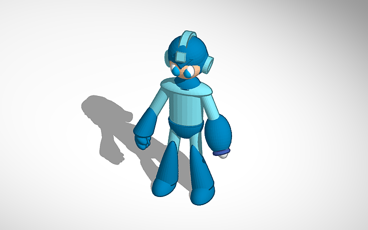 3D design Megaman - Tinkercad