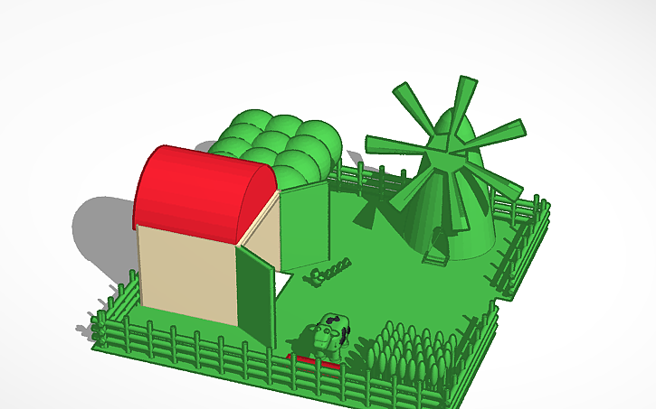 3D design My farm - Tinkercad
