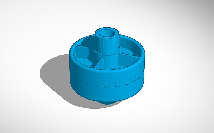 3D design Plastic box wheel roll | Tinkercad
