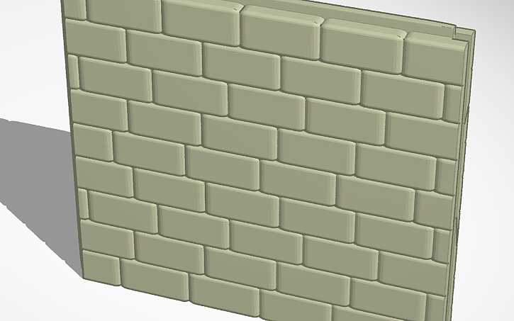 3D design WALL - Tinkercad