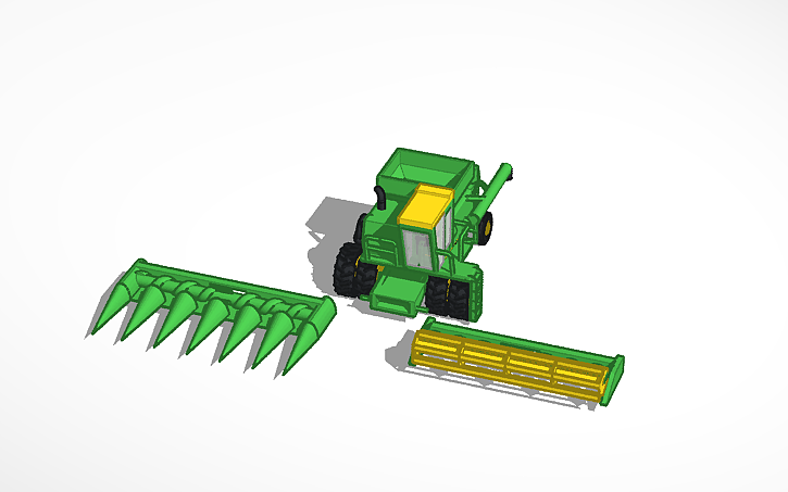 3D design 1978 John Deere Turbo 7700 - Tinkercad