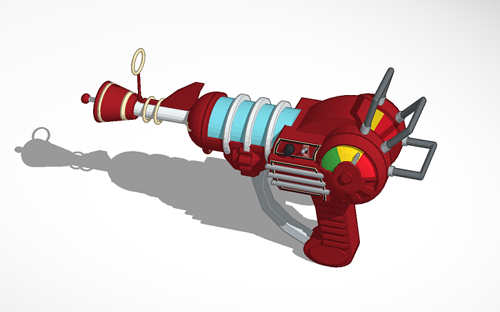 3D design Ray Gun - Tinkercad
