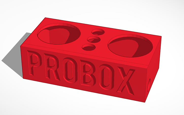 3D design Probox Speaker Box Custom - Tinkercad