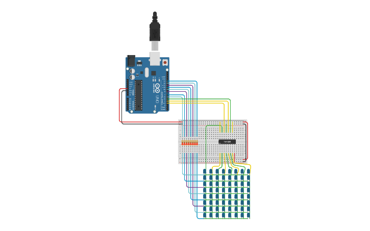 Circuit Design Cpt 8x8 Matrix Landon Sequeira Tinkercad
