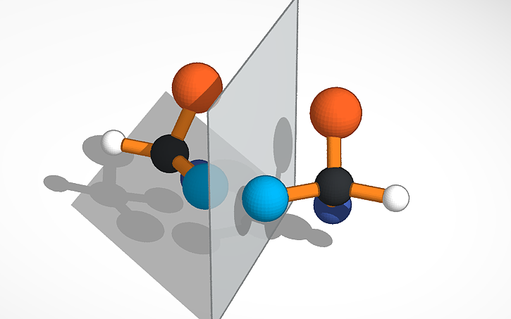 3D design Chirality example - Tinkercad