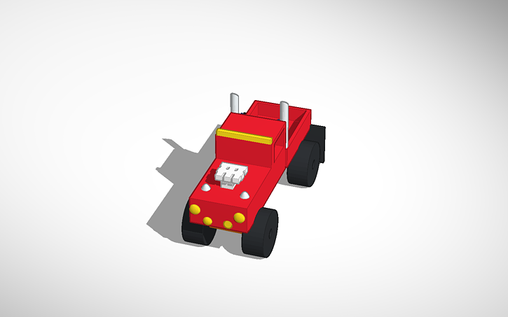 3D design monster truck - Tinkercad