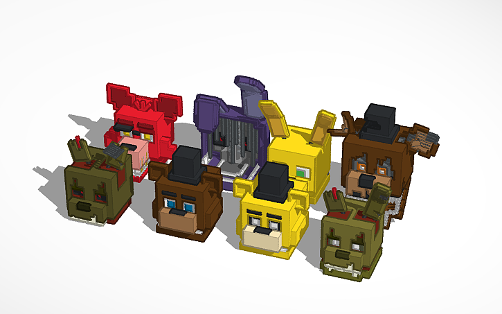 3d Design Fnaf Tinkercad