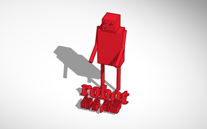 3d Design Robot Tinkercad